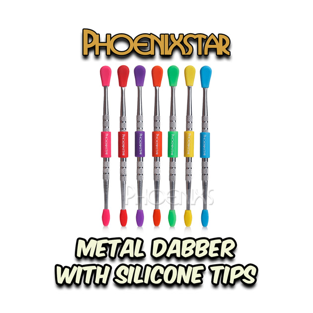 1x Metal Dabber with Silicone Tips – D & R Essentials